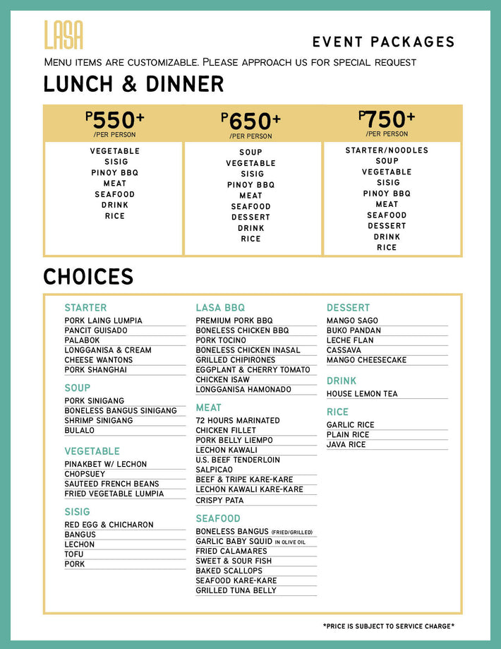 LASA BBQ: Events at LASA BBQ – LASA BBQ - Filipino BBQ and Roast